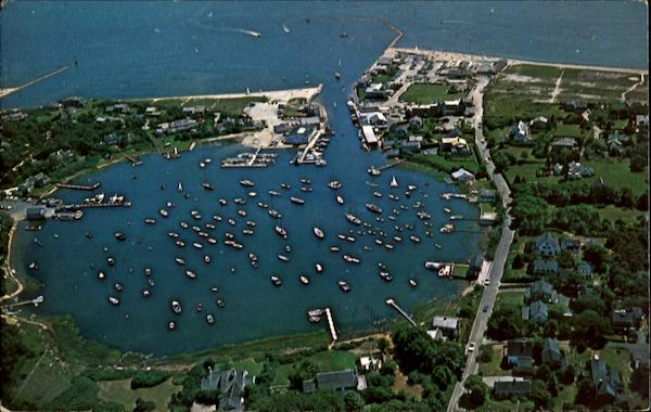 Air View Of Wychmere Harbor And Wychmere Harbor Club, Snow Inn Rd ...