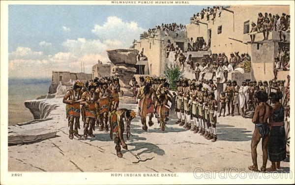 Hopi Indian Snake Dance Walpi, AZ