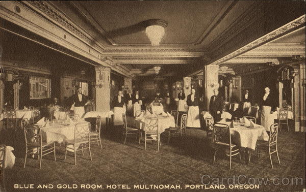 Hotel Multnomah The Blue Gold Room Portland, OR