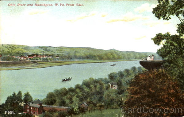 Ohio River And Huntington West Virginia