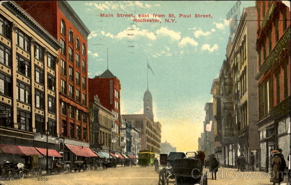 Main Street, East From St. Paul Street Rochester, NY