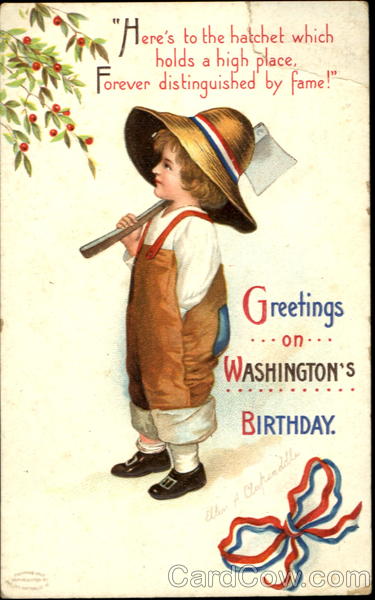 Greetings On Washington's Birthday President's Day