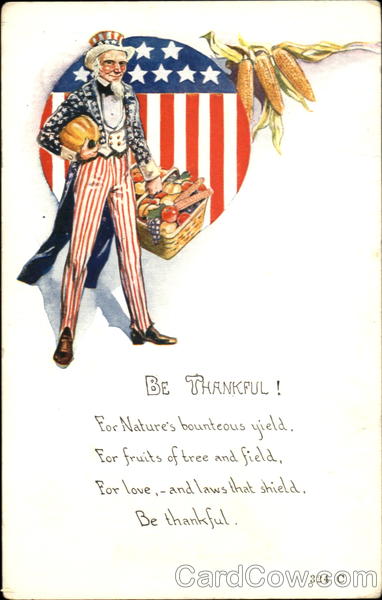Be Thankful! Uncle Sam Patriotic