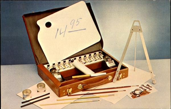 Bocour Artist Color Incorporated Postcard New York, NY Advertising