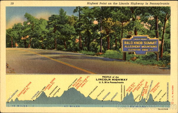 Highest Point On The Lincoln Highway Scenic, PA