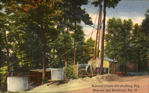 Natural Crude Oil Drilling Rig Warren, PA