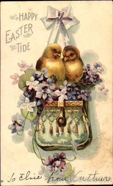 Happy Easter Tide With Chicks