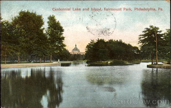 Centennial Lake And Island, Fairmount Park Philadelphia, PA
