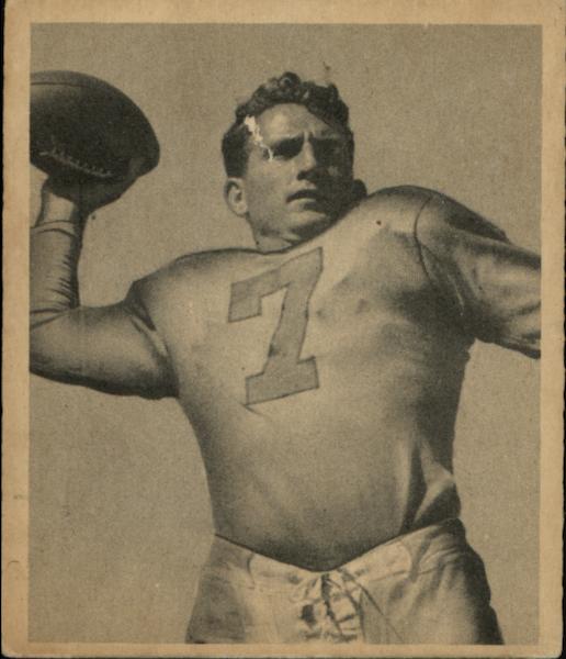 1948 Bowman Football #26 Robert (Bob) Waterfield Los Angeles Rams ...