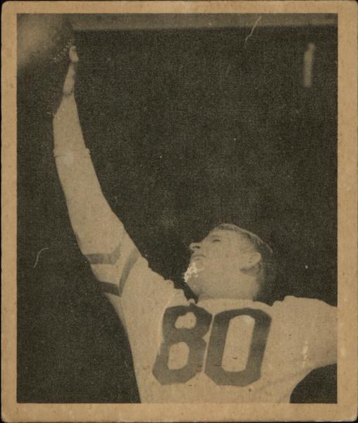 1948 Bowman Football #52 Neil Armstrong Philadelphia Eagles Trading Card