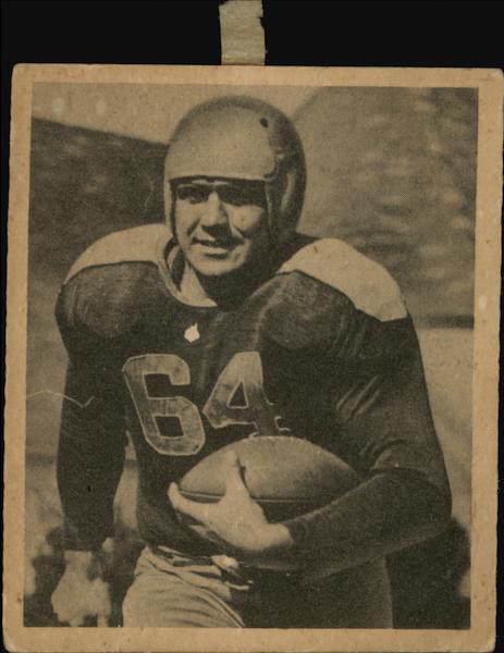 1948 Bowman Football #72 Theodore (Ted) Fritsch Green Bay Packers ...