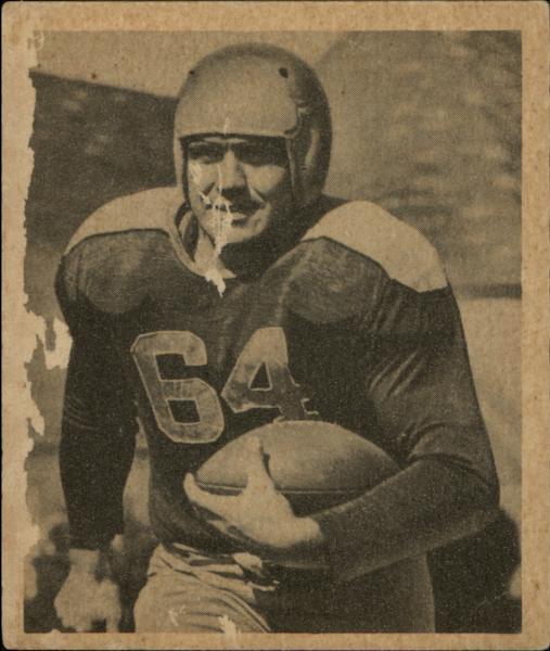 1948 Bowman Football #72 Theodore (Ted) Fritsch Green Bay Packers ...
