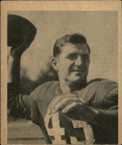 1948 Bowman Football #22 Samuel (Slingin' Sam) Baugh Washington ...