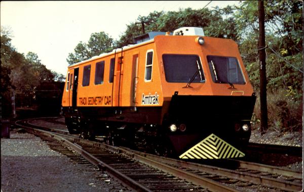 Amtrak's Track Geometry Car Trains, Railroad