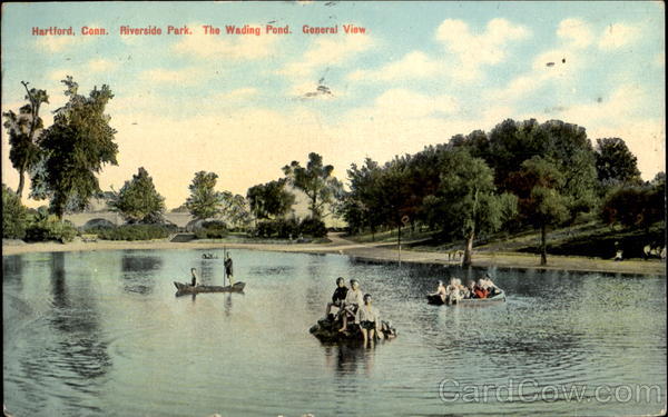 Riverside Park, The Wading Pond Hartford, CT