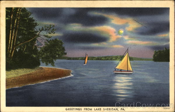 Greetings From Lake Sheridan Scenic, PA
