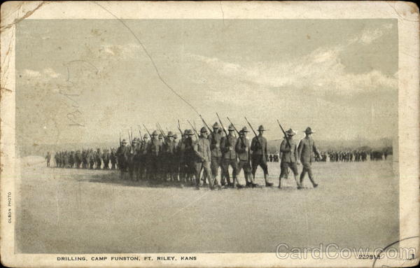 Drilling, Camp Funston Fort Riley, KS