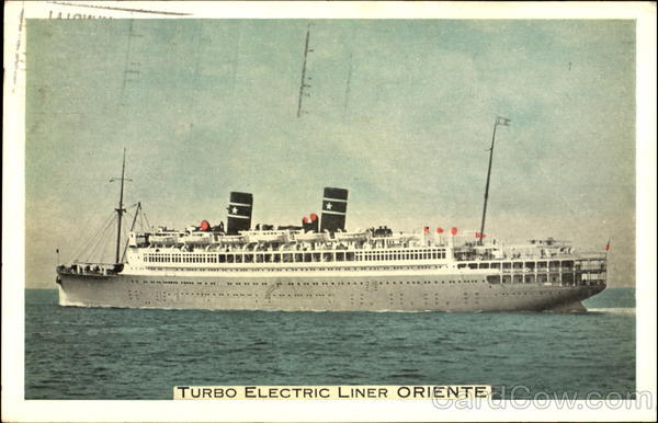 Turbo Electric Liner Oriente Boats, Ships