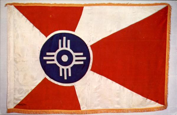 Official Flag City Of Wichita Kansas