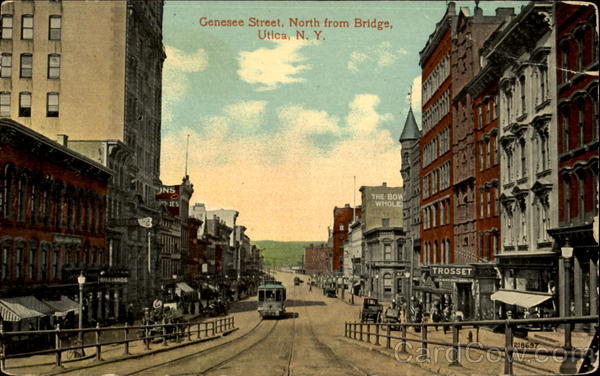 Genesee Street North From Bridge Utica, NY