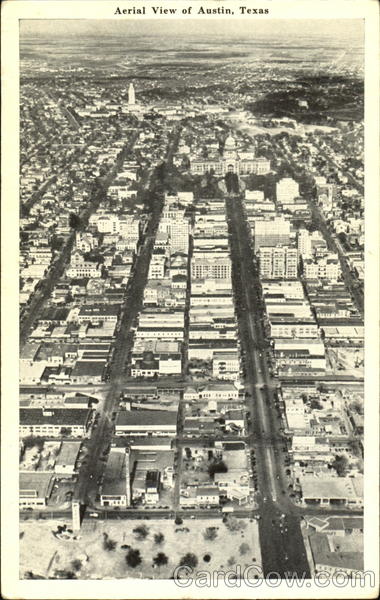 Aerial View Of Austin Texas