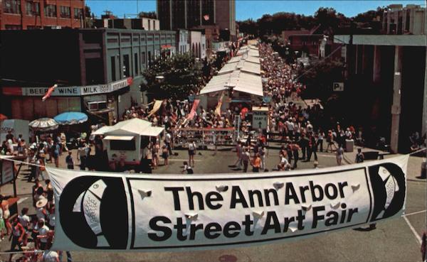 The Ann Arbor Street Art Fair Michigan