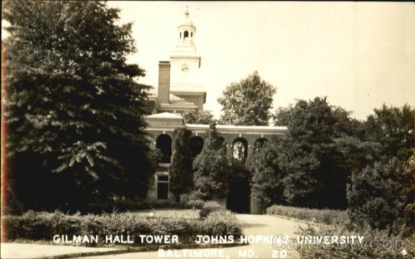 Gilman Hall Tower, Johns Hopkins University Baltimore, MD