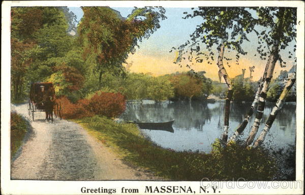 Greeting From Messena Massena, NY