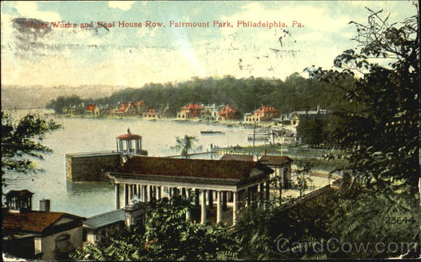 Water Works And Boat House Row, Fairmount Park Philadelphia, PA