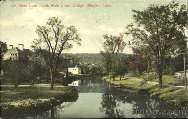 Still River From South Main Street Bridge Winsted, CT
