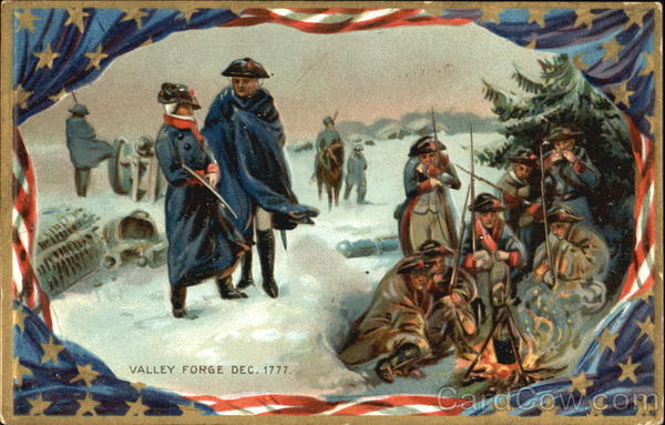 Valley Forge Dec. 1777 Patriotic