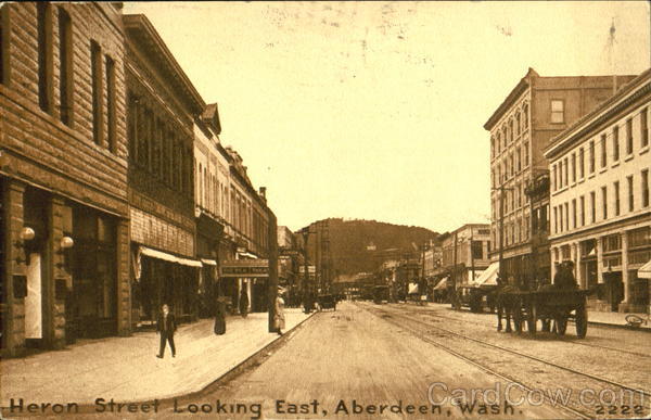 Heron Street Looking East Aberdeen, WA