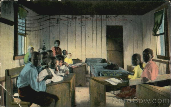 Colored Children In The School Black Americana