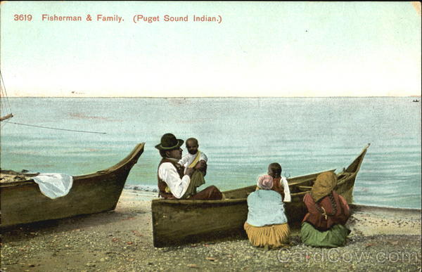 Fisherman & Family Native Americana