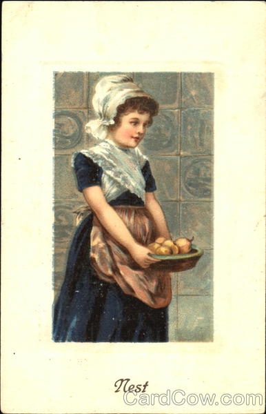 Maiden Serving Fruit Dutch Children