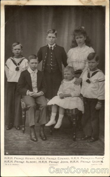 Royal Children of George V Royalty