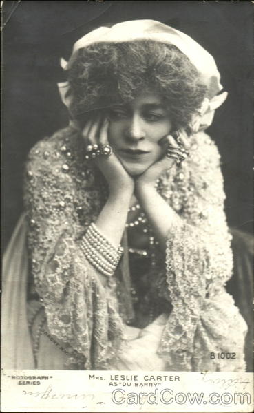 Mrs. Leslie Carter As Du Barry Actresses