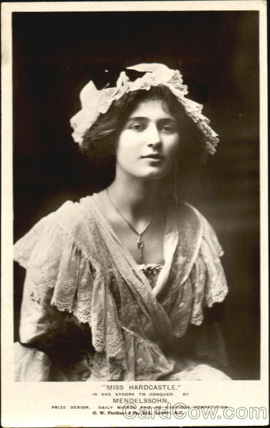 Miss Hardcastle In She Stoops To Conquer By Mendelssohn Actresses
