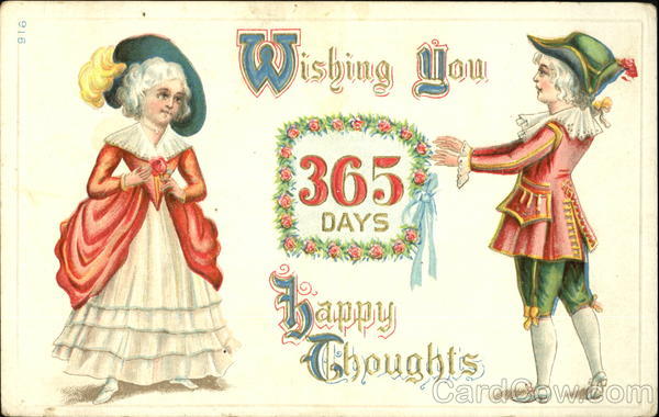Wishing You 365 Days Happy Thoughts Children