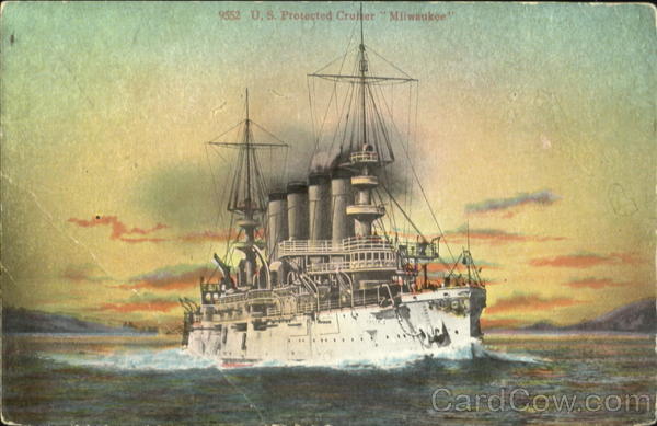 U. S. Protected Cruiser Milwaukee Boats, Ships