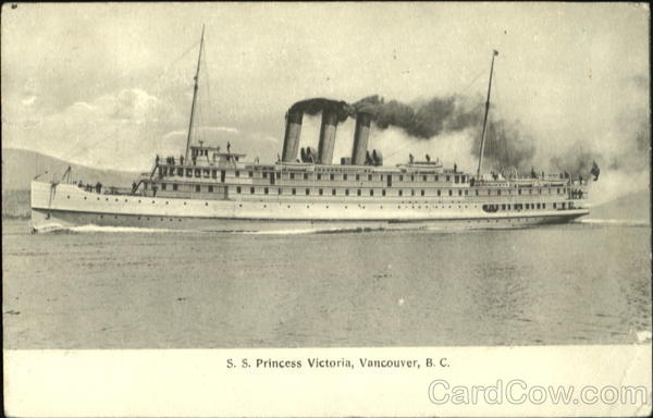 S. S. Princess Victoria Vancouver, BC Canada Boats, Ships