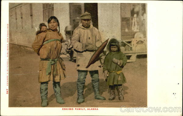 Eskimo Family Alaska Native Americana