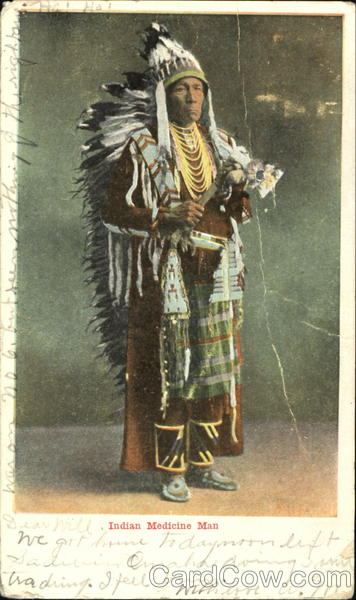 Indian Medicine Man Native Americana