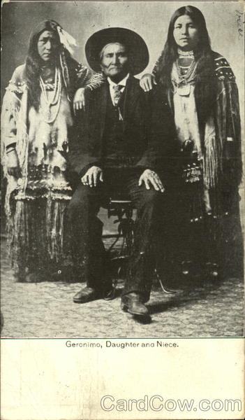 Geronimo Daughter And Niece Native Americana