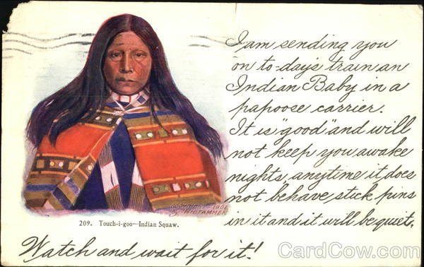 Touch-I-Goo Indian Squaw Native Americana