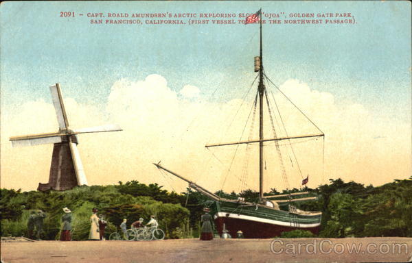 Capt. Roald Amundsen's Arctic Exploring Sloop Gjoa, Golden Gate Park ...