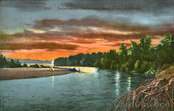 Sunset On The Sacramento River Chico, CA