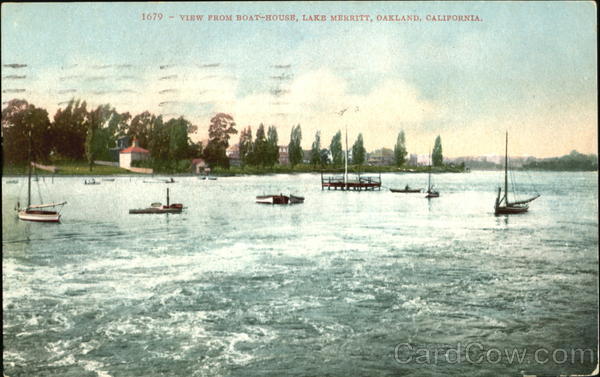 View From Boat-House, Lake Merritt Oakland, CA