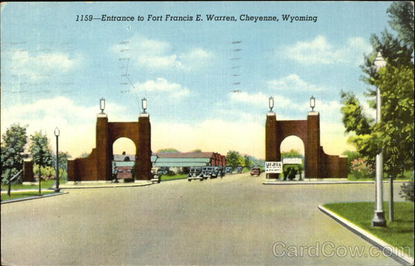 Entrance To Fort Francis E. Warren Cheyenne, WY