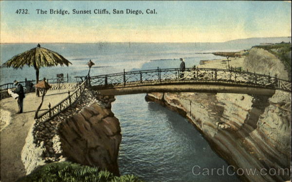 4732. The Bridge, Sunset Cliffs, San Diego, Calif California